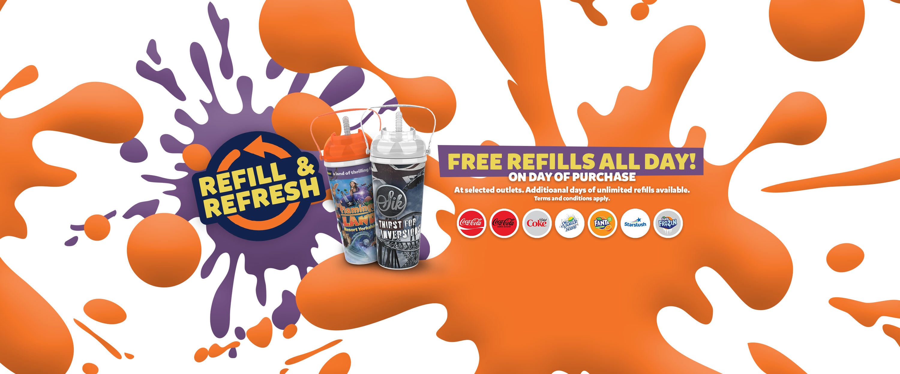 Refill & Refresh - Flamingo Land Resort